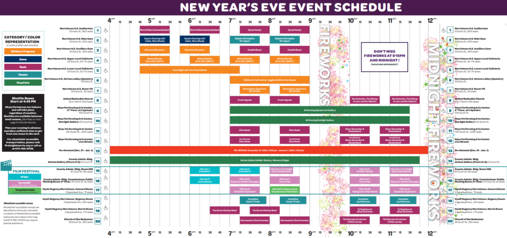 First Night Morris County Buy Now: NYEve - Downtown Morristown